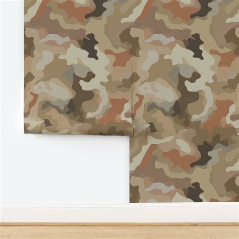 Desert Camo Wallpaper Spoonflower