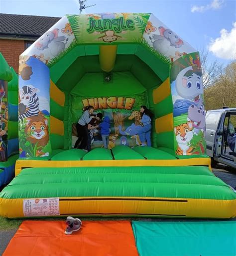 Jungle Theme Bouncy Castle Sky Hi Bouncy Castles