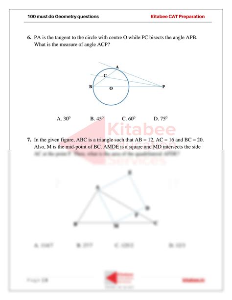 Solution Kitabees 100 Geometry Questions File Studypool