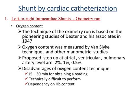 Ffr Raf Shunt Calculation Pvr Pptx