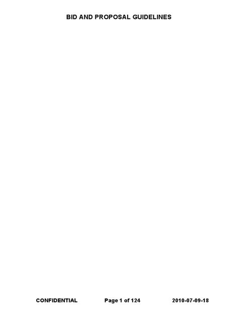 Pdf Bid And Proposal Guidelines Toc And Outlinepdf Dokumentips