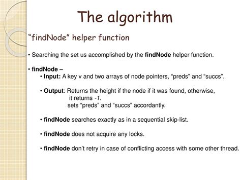 ppt a simple optimistic skip list algorithm powerpoint presentation