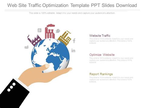 Web Site Traffic Optimization Template Ppt Slides Download