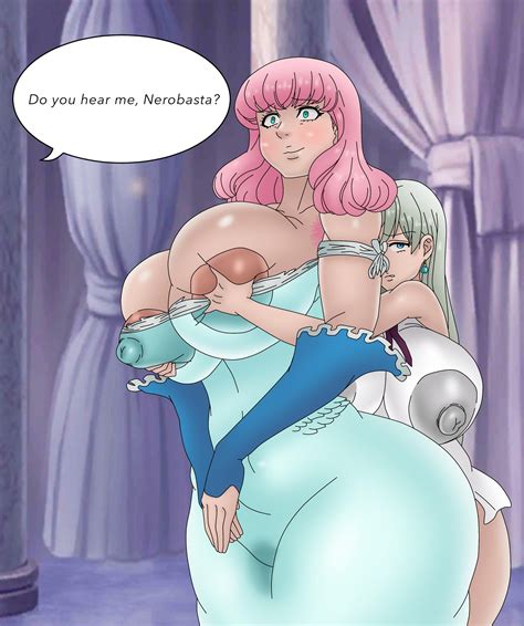 Rule 34 2girls Angel Big Ass Big Breasts Big Butt Big Nipples Breast Squeeze Breasts