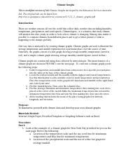 Lab Climate Graphs JM Docx Climate Graphs This Is Modified Version Of Lab Climate Graphs
