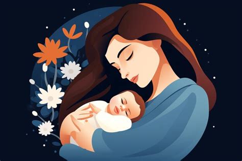 Premium Ai Image Visualizing Maternal Bonds In Vibrant Portraits Expressive Narratives Of Love