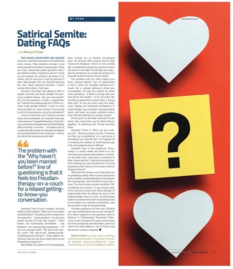 A Handy Cut Out And Keep Guide For Anyone Who Gets Asked The Same Questions On Dates My Answers