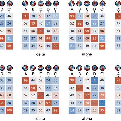 spatial correlation between microstate ms topographies across