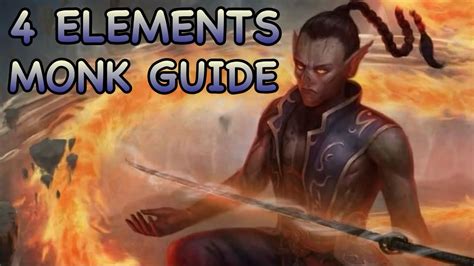 Dandd5e Way Of The 4 Elements Monk Youtube