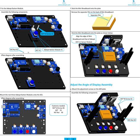 Adeept Indoor Environment Monitoring Kit Weather Box Kit Starter Kit For Arduino UNO R With