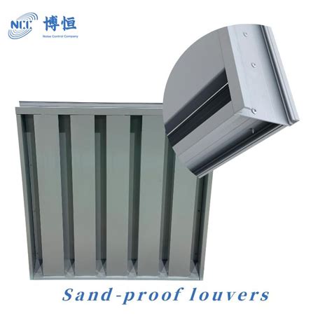 Sand Proof Louvers Superior To Conventional Protection In Sand Prone