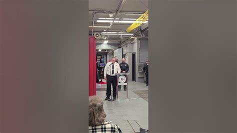 Chief Michael D Edwards Retirement Speech Youtube