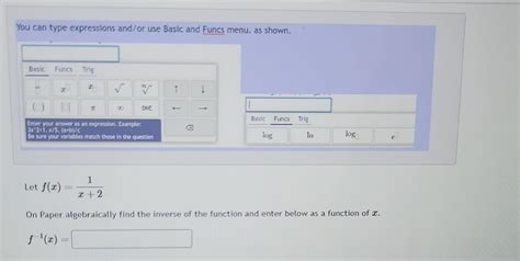 solved you can type expressions and or use basic and funcs