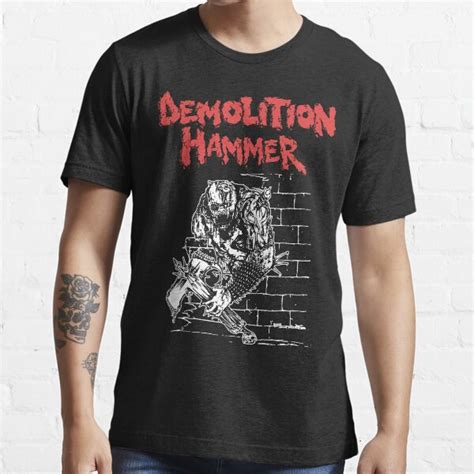Demolition Hammer T Shirt For Sale By Tamtamtown Redbubble