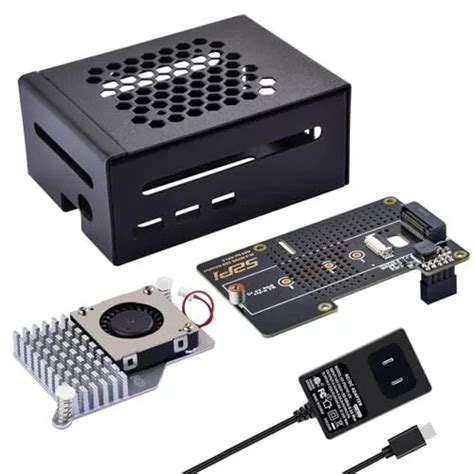 BoÎtier En MÉtal Geeekpi Pour Raspberry Pi 5 Avec Refroidisseur Actif Officie Eur 105 08