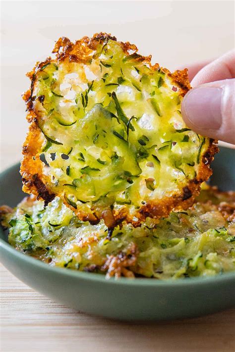 Zucchini Cheese Crisps Image