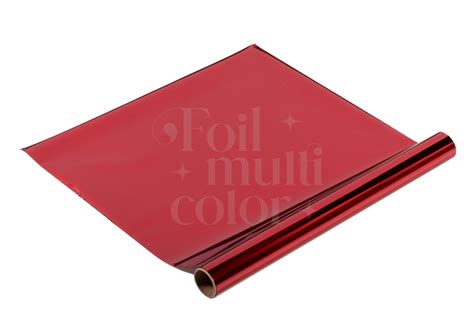 Foil Textil Rojo Recuerdos Creativos Tinta Rosa