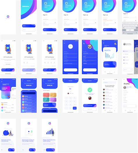 Do Stunning Professional Mobile And Web App Ui Ux Design By Dianeroe Fiverr