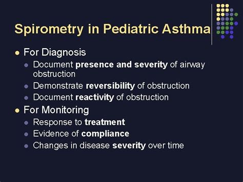 Clinical Applications Of Spirometry For Pediatric Asthma Andi