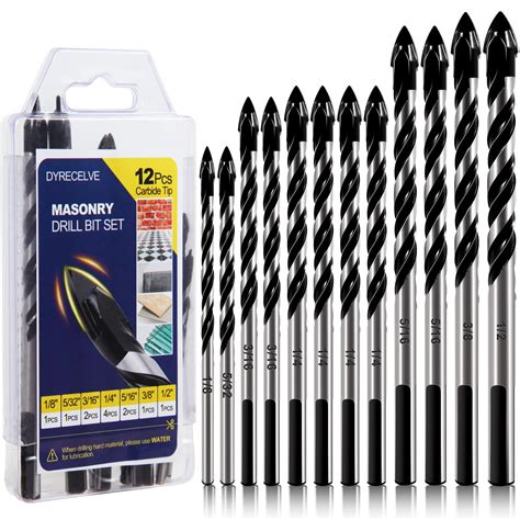18x3 Concrete Drill Bits Hlofizi 18 X 3 Masonry Drill Bits 25 Pack