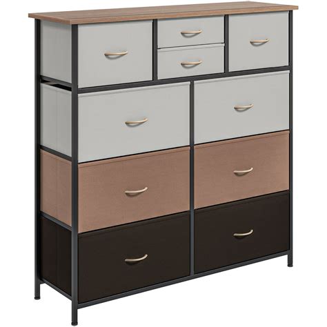 Bedroom Chest Of Drawers With Foldable Drawer Steel Frame