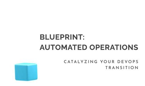 Devops Oasis On Linkedin Blueprint Automated Operations Devops Oasis