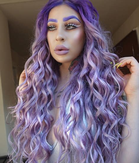 18 Purple And Violet Hair Highlights Ideas For You