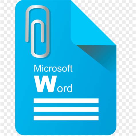 Microsoft Word File Document Icon HD PNG Citypng