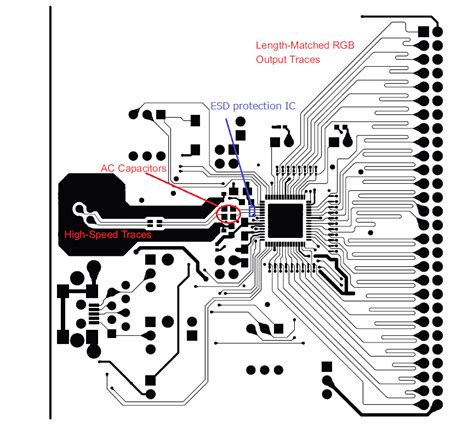 TPD E U Q TPD E U Q Recommended Layout For Protection Of LVDS Differential Line