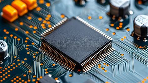 Intricate Details Of Microchips And Circuit Boards Showcased In Stunning Close Up Photography