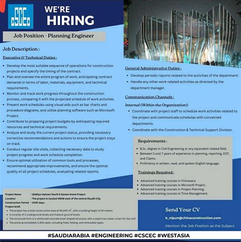 Mahmoud Essam On Linkedin Planningengineer Ksa Cscec
