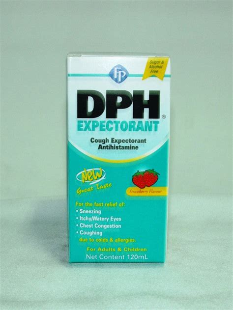 Fp Dph Expectorant Strawberry 120ml Sams Bread And Butter Express