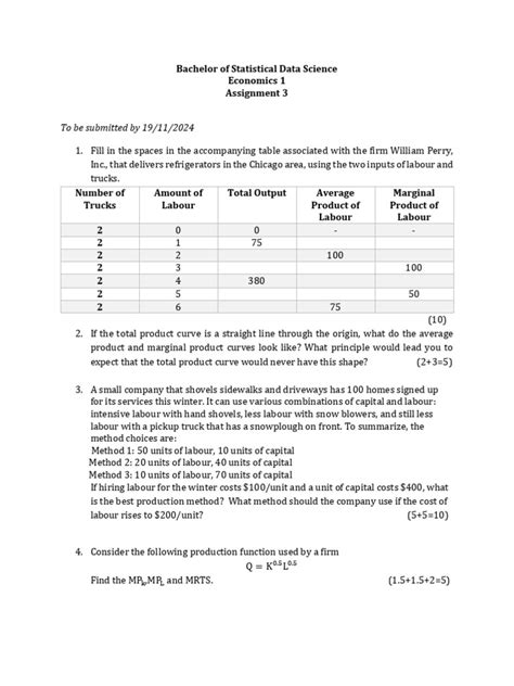 Microeconomicsproblem Set3 Pdf Economics Business Economics