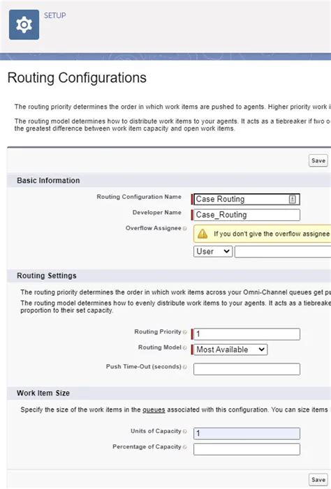 Routing Cases Using Status Based Capacity Model In Salesforce Infallibletechie