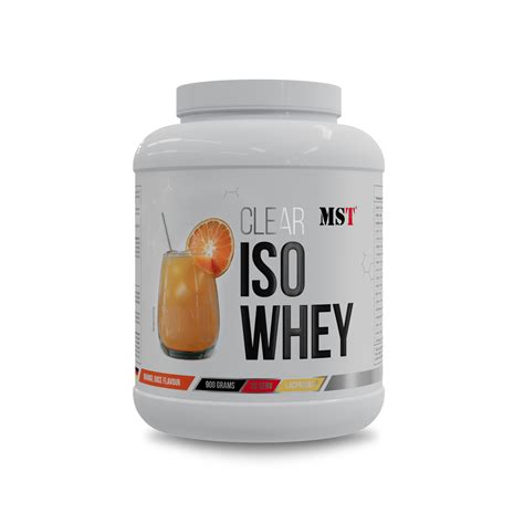 Mst® Clear Iso Whey Orange 900 G Mst Nutrition Ua