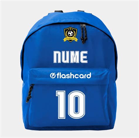 Personalized Backpack Blaze Blue 20liters Carduri Personalizate