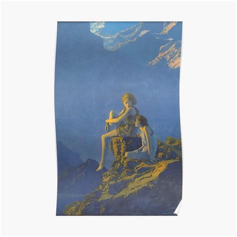 Contentment Maxfield Parrish Midcentury Illustration Art Premium Matte Vertical Poster Sold By