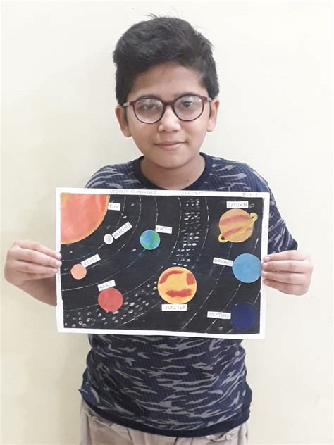 The Solar System Model Ryan International School Jalna