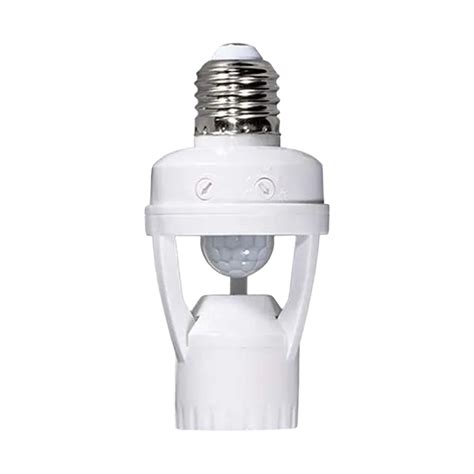 3 Pcs Smart Motion Sensor Light Socket E27 Screw In Adapter Auto On Off