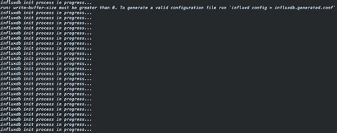 Stable Influxdb Crash Loop Back Off And Run Write Buffer Size Must Be Greater Than To