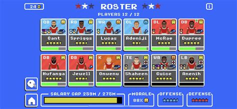 This Is My Team All My Coaches Are 5 Star R Retrobowl