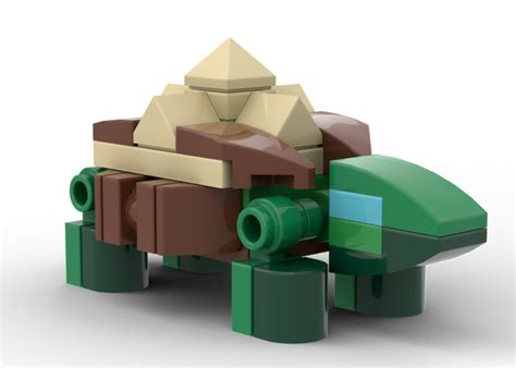 Lego Moc Mini Tortoise By Spacesteave Rebrickable Build With Lego