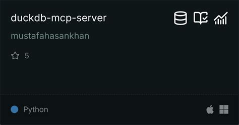 Duckdb Mcp Server Glama