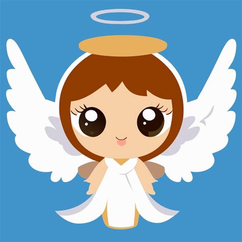 Premium Vector Angel Vector Illustration Kawaii