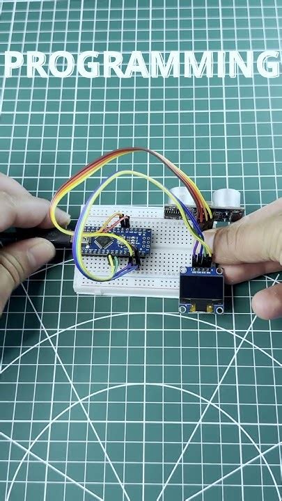 arduino nano with ultrasonic sensor and oled display kitkraft distance