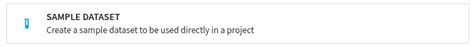 Creating A Sample Dataset Dataiku Developer Guide