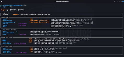 integrate ai into your terminal with shell gpt