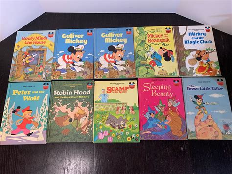 Walt Disneys Wonderful World Of Reading Books 1970s And 80s Sold
