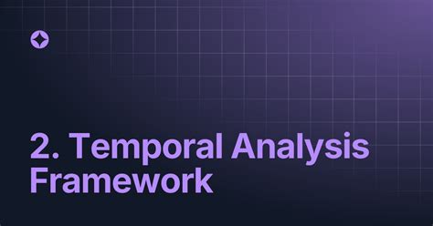 2 Temporal Analysis Framework Kades