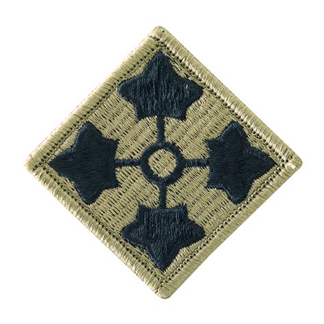 4th infantry division ocp hook and loop patch